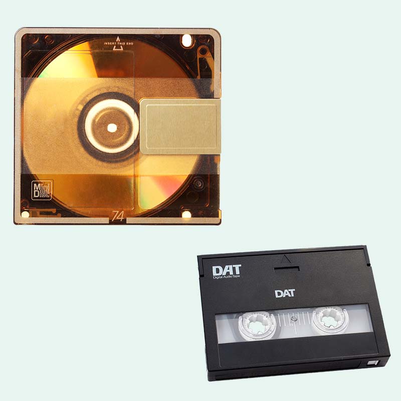 Prices to transfer Vinyl, Reels, Cassettes, Minidisc, D.A.T